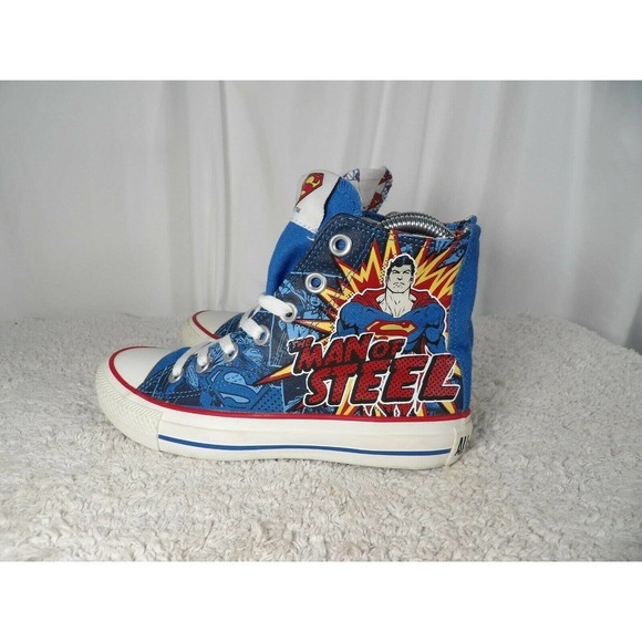 Converse | Shoes | Converse All Star Unisex Blue Superman Man Of Steel ...